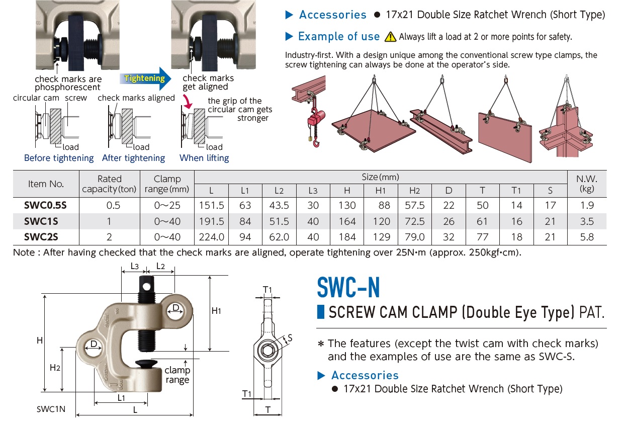 Ichiban Precision Sdn Bhd - Supertool - Supertool Screw Cam ClaMP (Double Eye Type) Twist cam ...